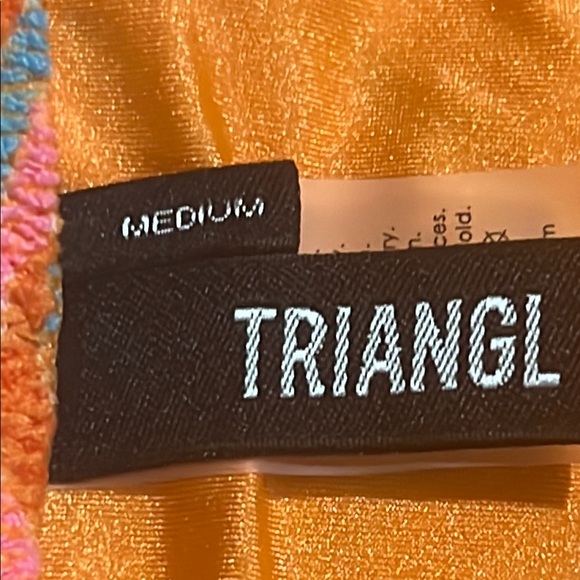 triangl swimwear | Swim | Triangl Striped Multicolor Bikini Set | Poshmark